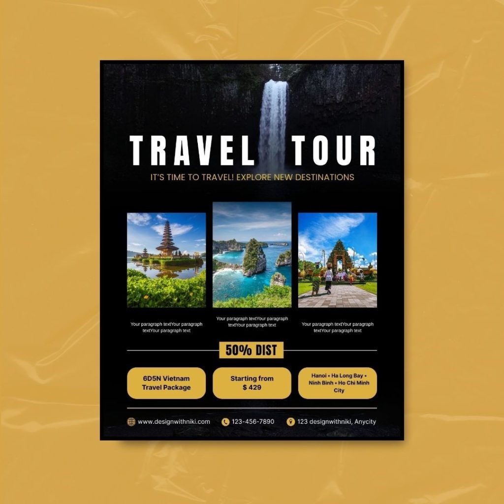 Travel Tour Promo Template – Design with Niki
